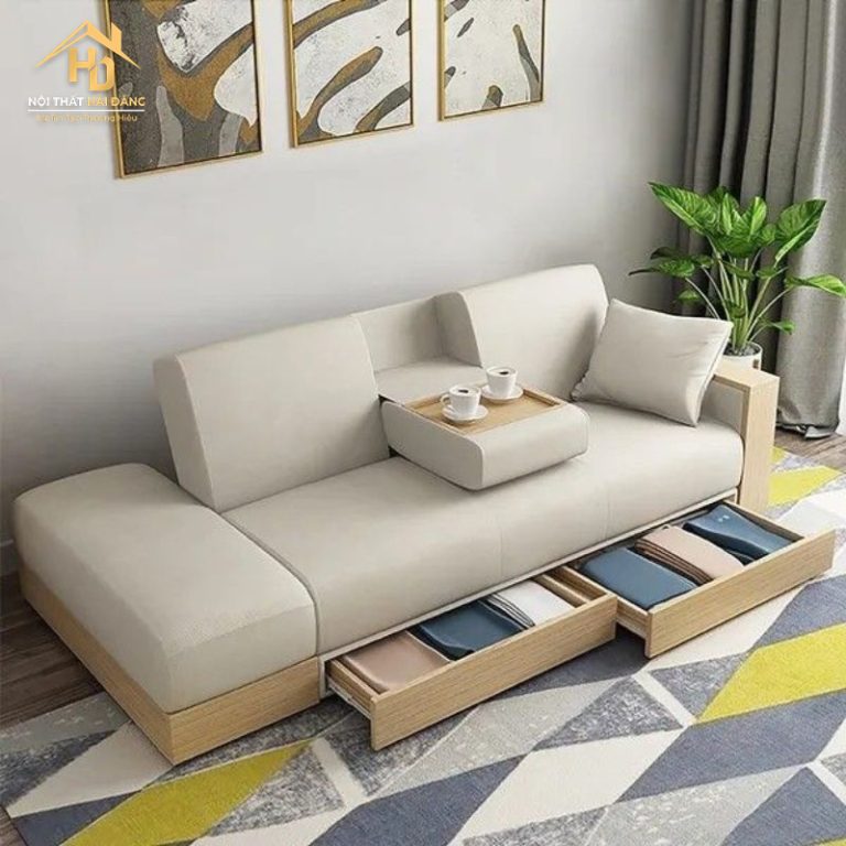 Top 10 Mẫu Sofa Có Ngăn Kéo Đẹp, Tiện Lợi